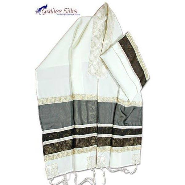 Gray Decorated Tallit, Bar Mitzvah Tallit Prayer Shawl, Custom Tallis ...
